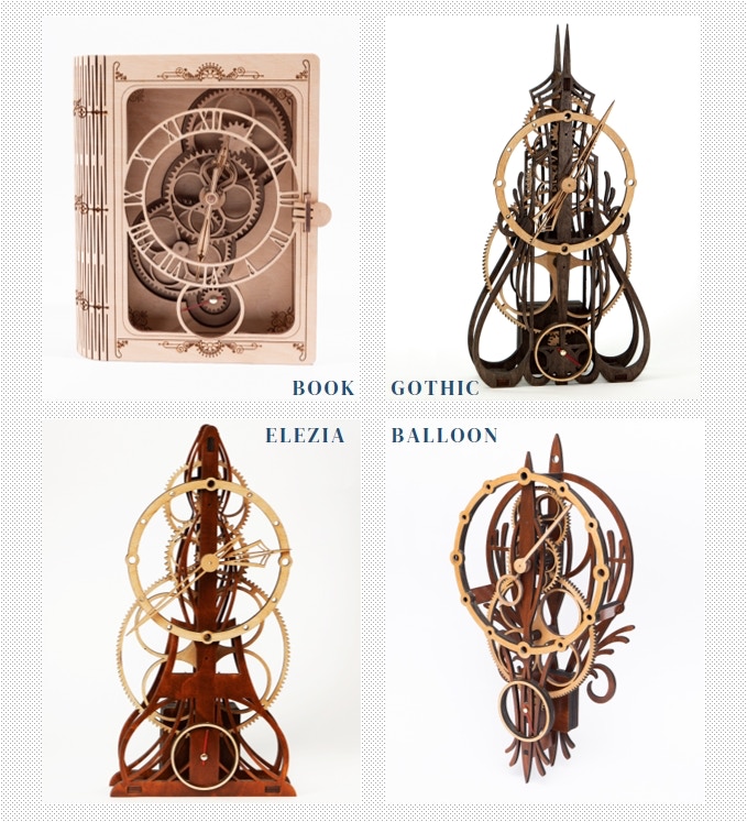 組み立て木製時計『MadClockMaker』