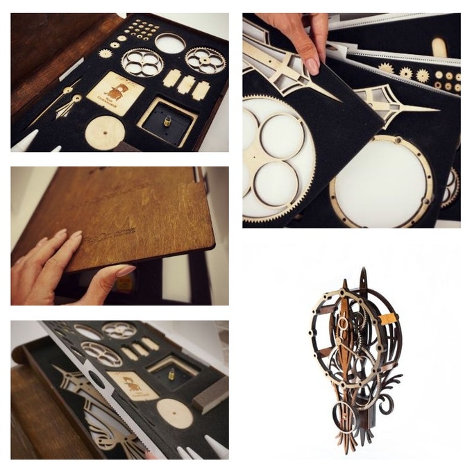 組み立て木製時計『MadClockMaker』